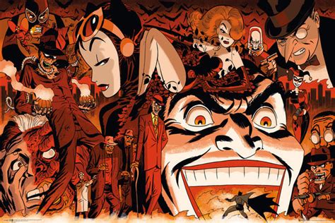 Plakat Batman Comic Villains Poster An Der Wand 31 Gratis