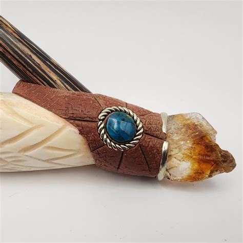 Condor Head Citrine Stone Kuripe Kiss The Sky ~aho