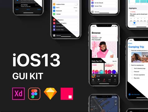 Ios13 Gui Kit On Behance