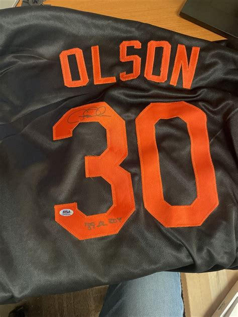 Gregg Olson Autographed Jersey 89 ROY EBay