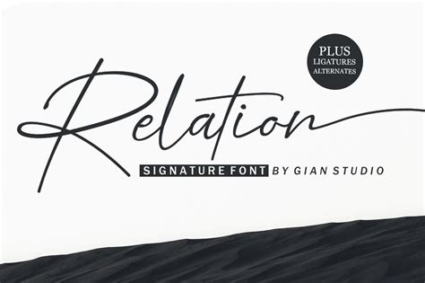 Relation Font Dafont Free