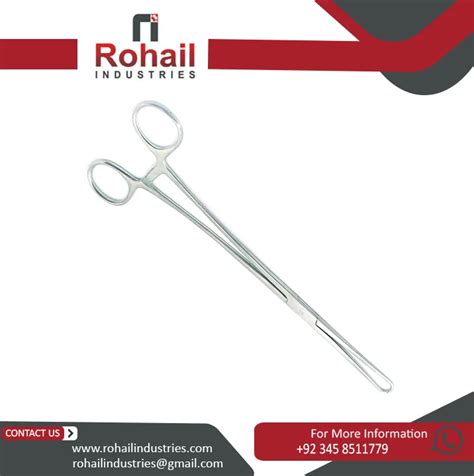 Schroeder Double Tooth Tenaculum Uterine Forceps Duplay Tenaculum