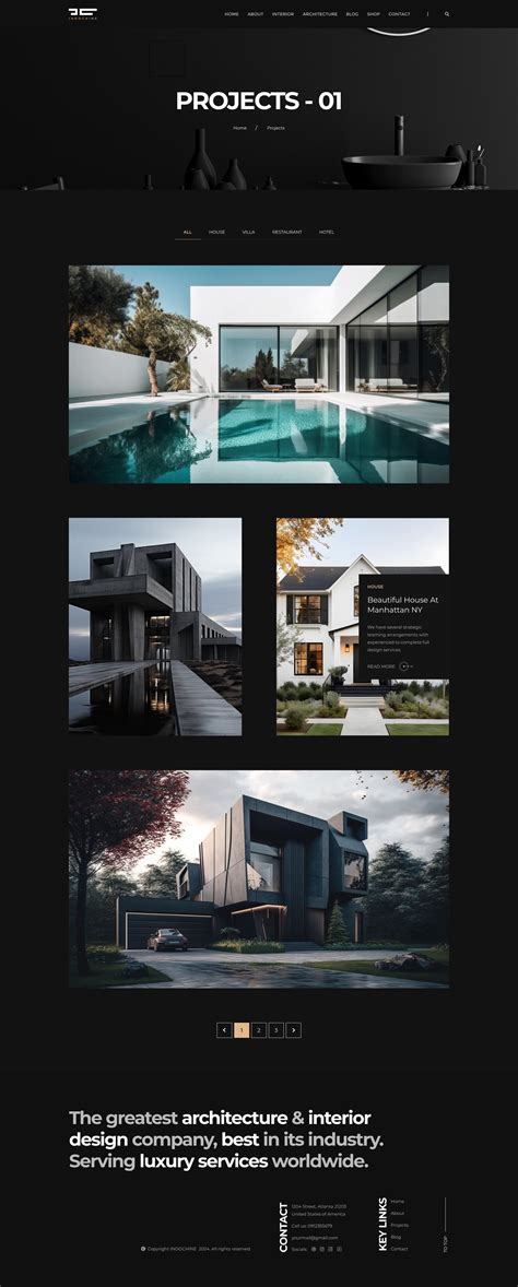Indochine Architecture And Interiors Codeigniter Template By Weebworld