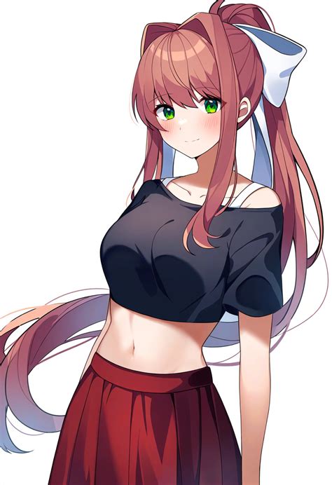 Monika Ddlc 130 By Slippyai On Deviantart