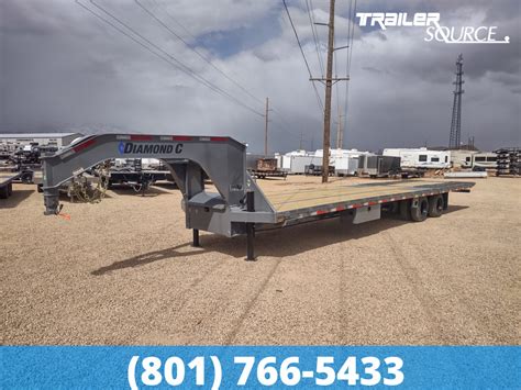 Diamond C Fmax Hdt Gooseneck Hydraulic Dovetail Trailer 35 40k