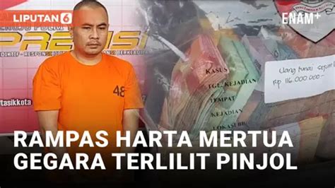 VIDEO Terlilit Utang Pinjol Pria Di Tasikmalaya Tega Rampok Mertua