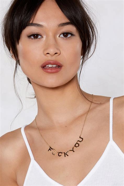 Collier Fuck You Nasty Gal