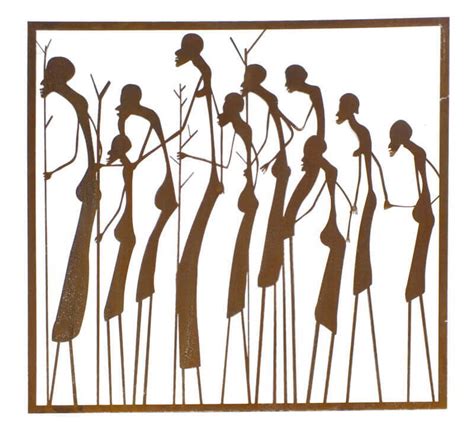 Wholesale Massai Warriors Wall Art Overwrought Garden Art Fieldfolio