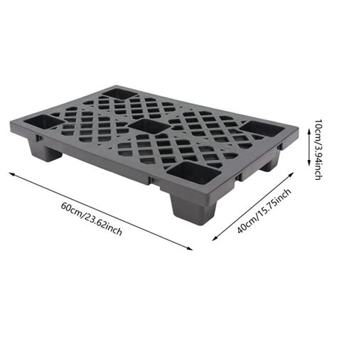 Ivy Bronx 6 Pcs Plastic Pallets 6 Pcs Interlocking Storage Pallets