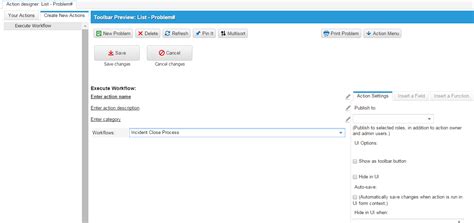 Execute Workflow Action