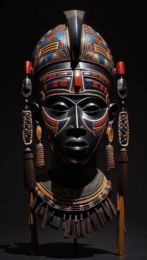 African Ceremonial Mask African Artwork African Art Africa Art