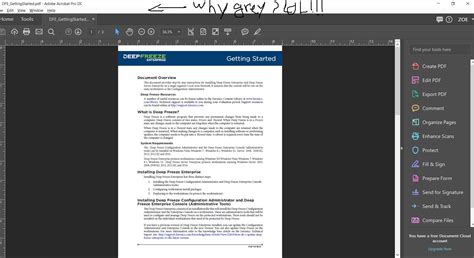 Black Menu Font Share Your Feedback On Acrobat Dc