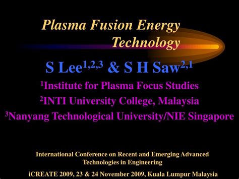 Ppt Plasma Fusion Energy Technology Powerpoint Presentation Free