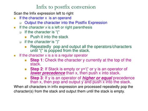 Ppt Infix To Postfix Conversion Powerpoint Presentation Free Download Id 3921290