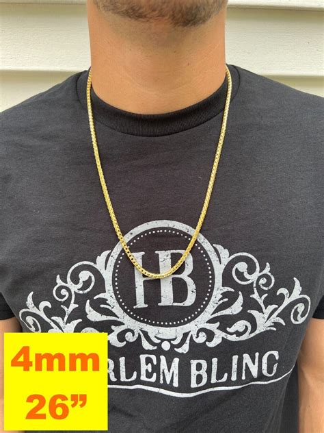 Real Solid 14k Yellow Gold Franco Chain Or Bracelet 2mm 5mm Necklace