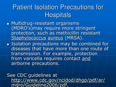 Ppt Infection Control And Isolation Precautions Powerpoint Presentation Id 3933412