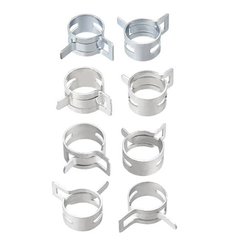 Uxcell 스틸 밴드 클램프 16mm17mm19mm 연료 라인용 실리콘 호스 튜브 스프링 클립 클램프 실버 망간 스틸 20 30 개클램프 Aliexpress