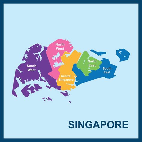 Map Of Singapore Region
