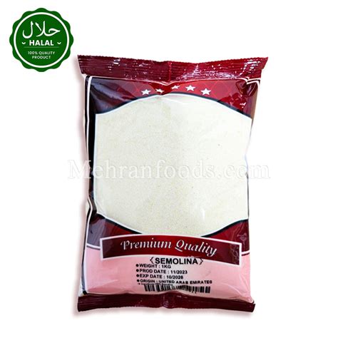 Premium Quality Semolina 1kg 세몰리나 Mehran Foods Halal Foods In