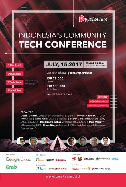 Nama Besar Di Geekcamp Konferensi Komunitas Di Indonesia