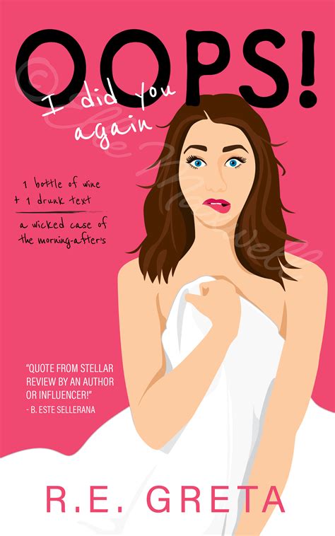 Cover Premade Illustrated Oops Elle Maxwell Design