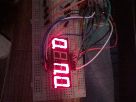 Determining Wiring For 4 Digit 8 Segment Led Display General