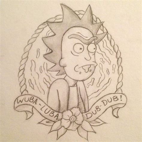 Rick And Morty Drawing At Getdrawings Free Download