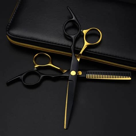 숱이 나는 이발 가위 세트 헤어 커팅 가위 6 0 전문 미용 가위 헤어 도구 Aliexpress