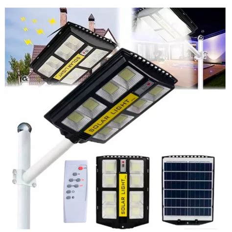 Ripley LÁmpara Con Panel Solar Sensor Ip65 Control Remoto Sensor