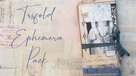 Trifold Ephemera Folio Pack YouTube