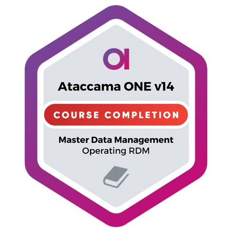 Ataccama One V14 Operating Rdm Credly
