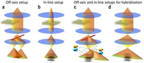 Schematic View Of Microscope Setups A Off Axis And B In Line