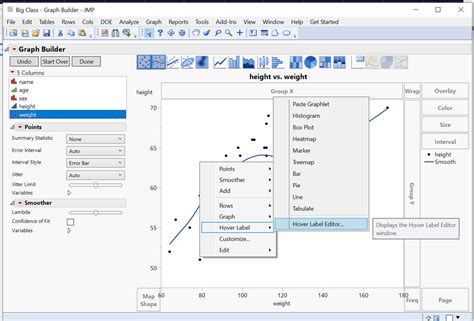 Solved Remove Non Labels From Hovering Information Jmp User Community