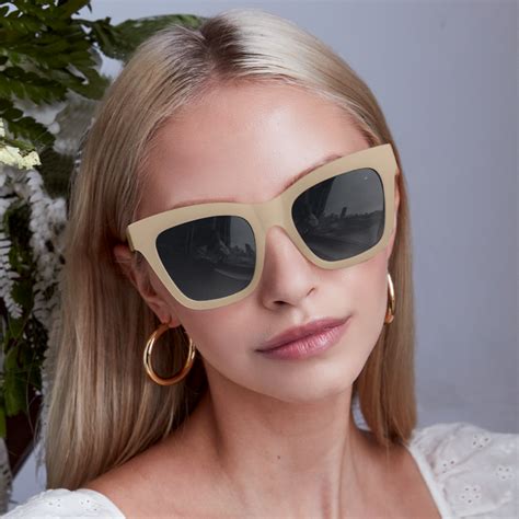 Topfoxx Cosmo Nude Cat Eye Sunglasses Topfoxx