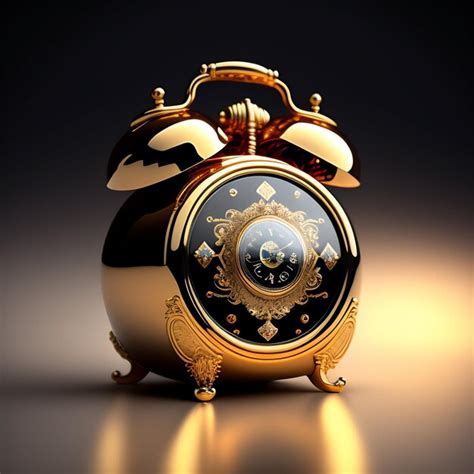 Premium Photo Beautiful Wall Clock Generated Ai