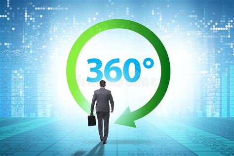 360 Degree Customer View For Marketing Purposes Stock Image Image Of Manager Management