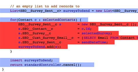 apex standardsetcontroller test coverage records not selected