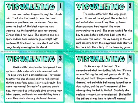 Comprehension Strategies Visualizing