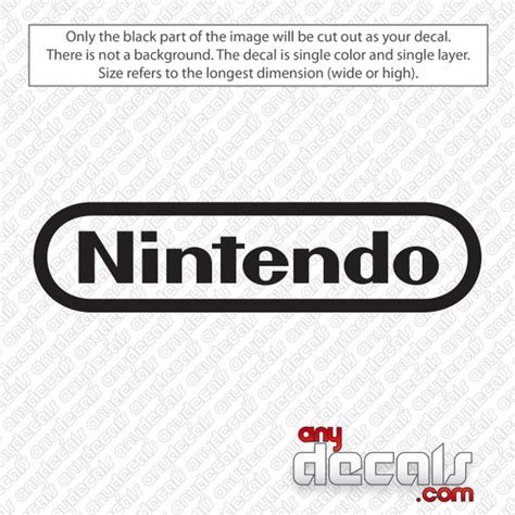 Nintendo Switch Logo Decal Sticker