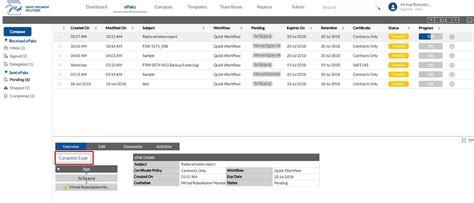 can i manually complete a pending epak msb docs secure e signature