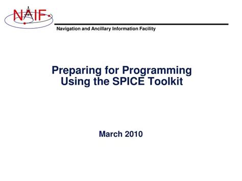 Ppt Preparing For Programming Using The Spice Toolkit Powerpoint Presentation Id 6363837