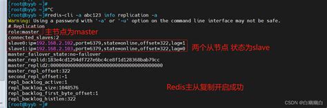 Redis高可用之持久化、主从复制（附配置实例）redis 主节点和从节点 持久化设置 Csdn博客
