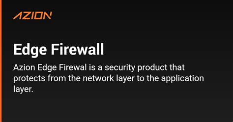 Edge Firewall Azion Documentation