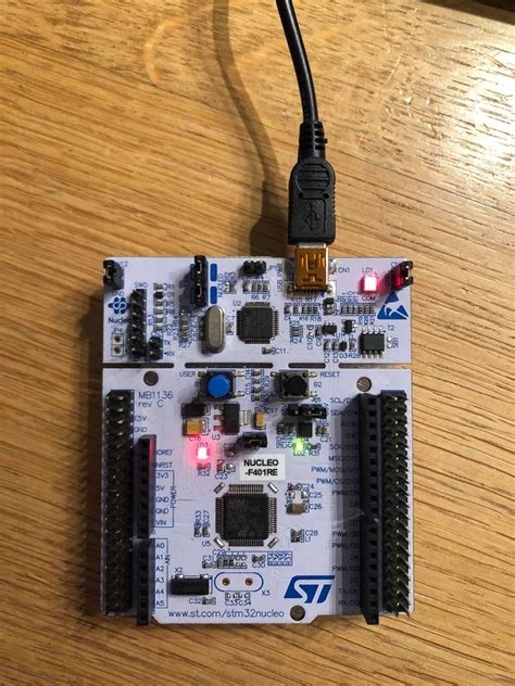 solved how to reset nucleo f401re blocked board stmicroelectronics