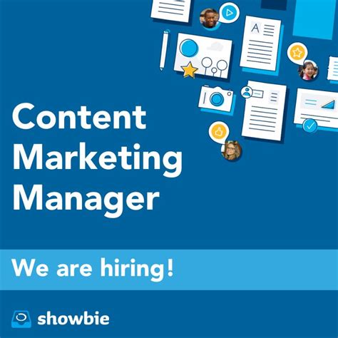 Showbie Is Looking For A Uk Based Content Marketing Manager To Create Showbie