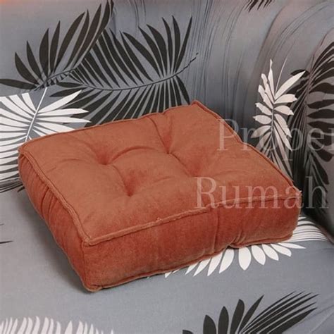 Jual Rumahliyya Bantal Duduk Sofa Kursi Empuk Premium Shynta Coklat