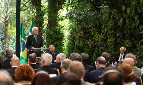 Brasil E A Itália Convergem Em Questões Mundiais Diz Mattarella