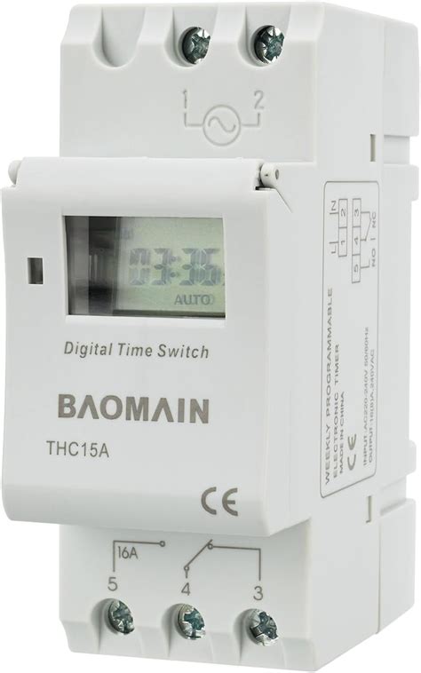 Programmable Digital Timer Switch Lcd Display Weekly Programmable