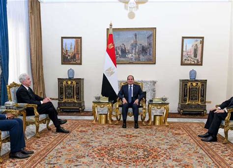 السيسي يستقبل رئيس وكالة الاستخبارات المركزية الأمريكية المصري اليوم