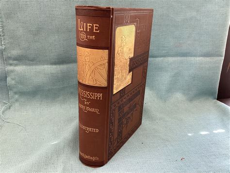 Antique 19thc First Edition Mark Twain Life On The Mississippi River